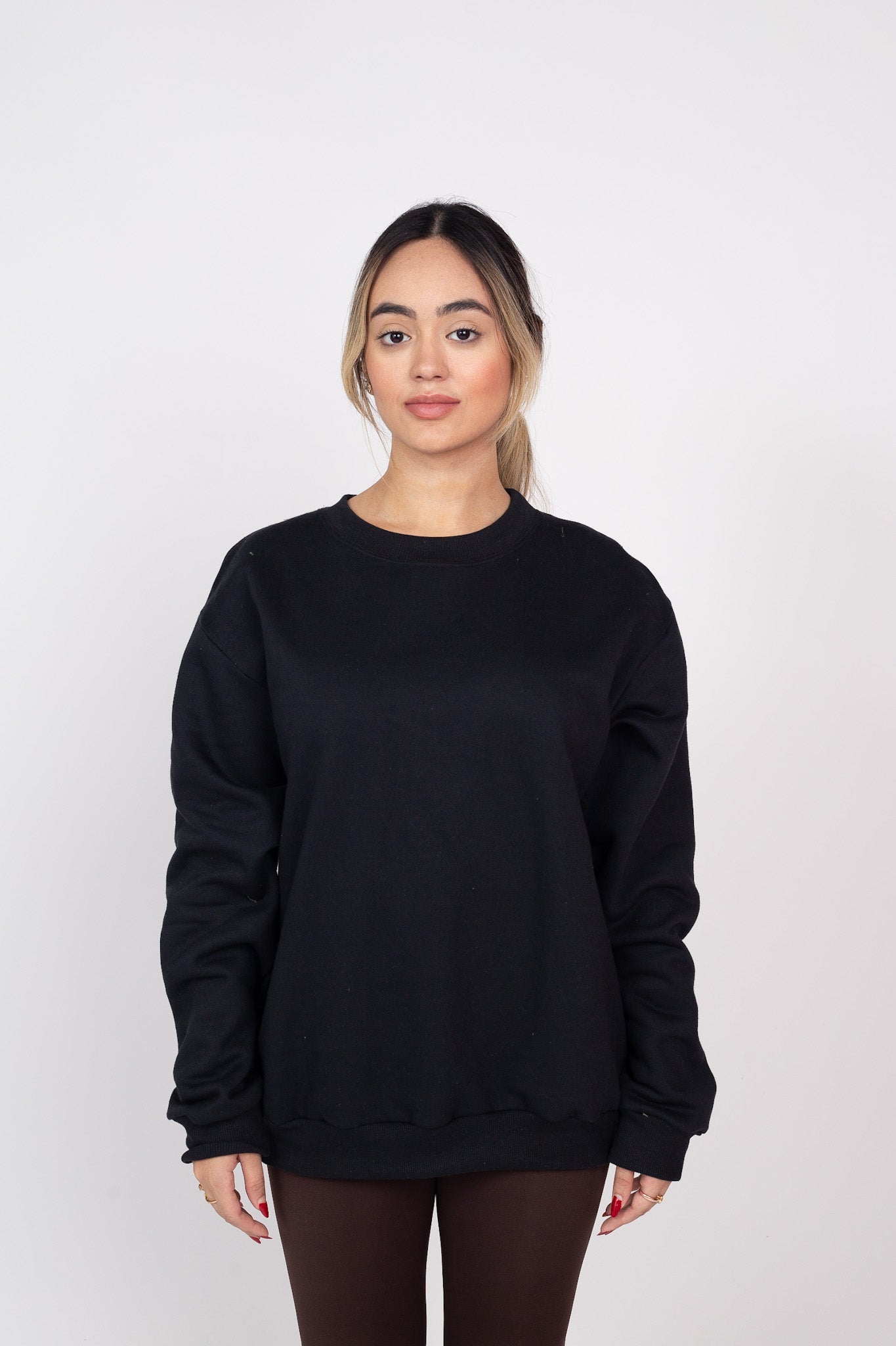 Moletom Careca DailyBasics "Back Script" Pretoio